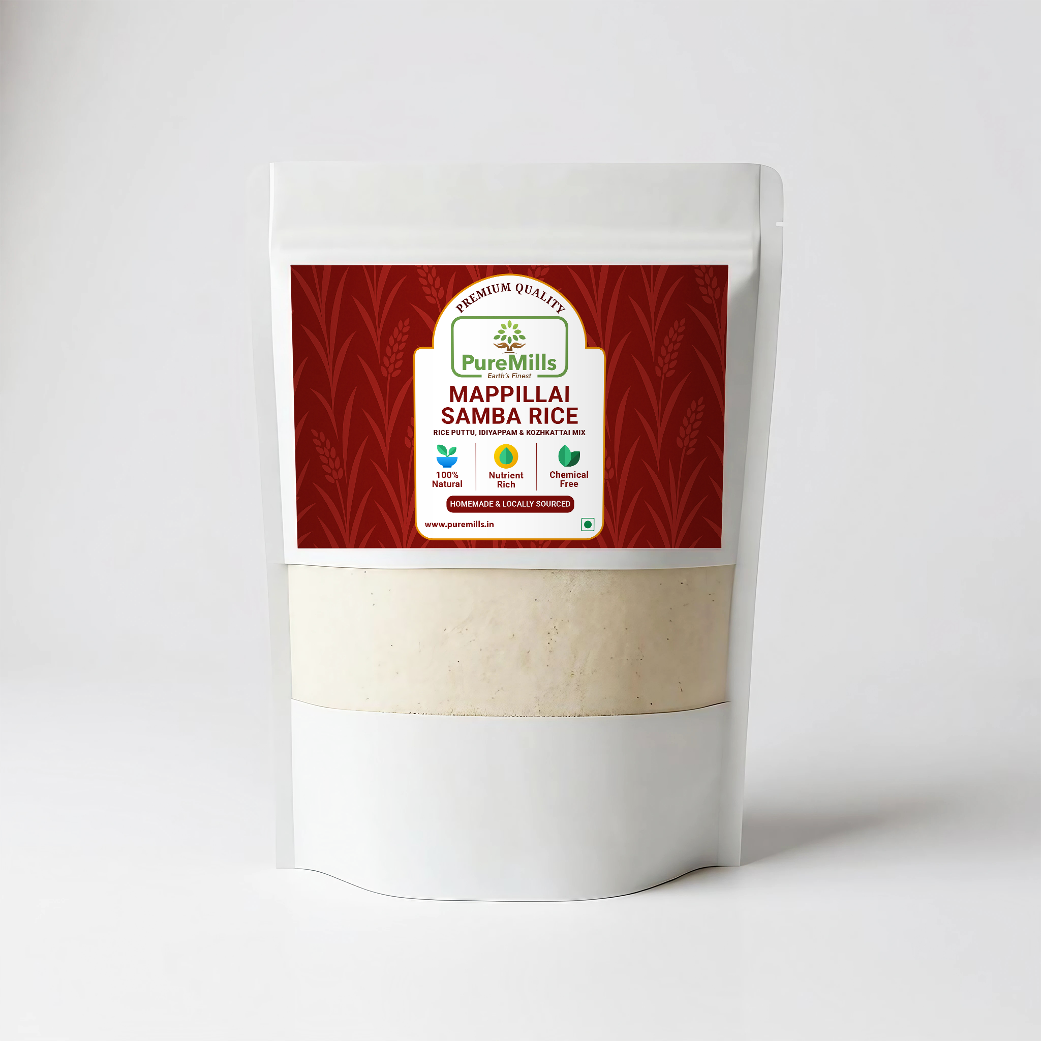Mapillai Samba Rice Puttu Mix | General – PureMills